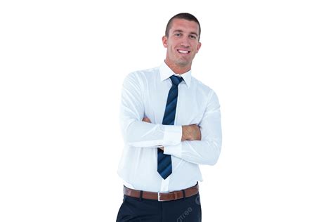Smiling Businessman With Arms Crossed Smiling Young Sophisticated Elegant Classy Png