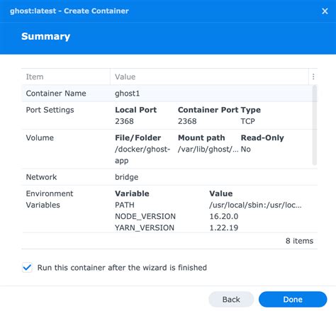 How To Setup Ghost Docker On Synology NAS And Host Website