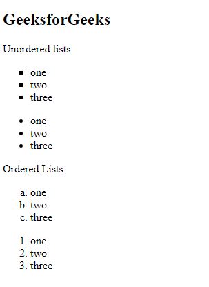 Listes CSS StackLima