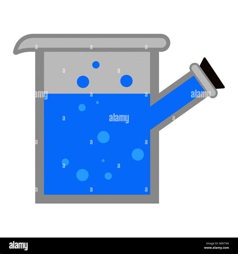 Isolated Science Lab Flask With A Liquid Vector Stock Vector Image Art Alamy