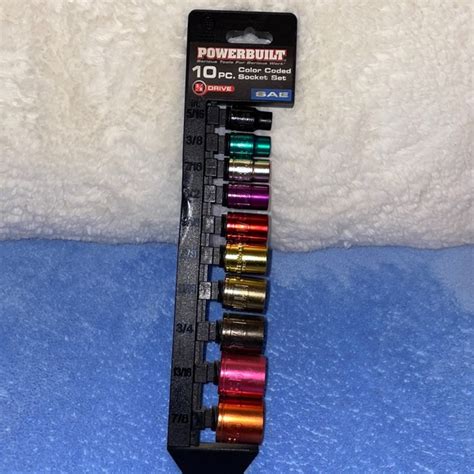 Powerbuilt Other Powerbuilt Piece Colorcoded Socket Set Poshmark