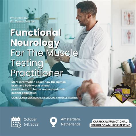 Carrick Institute On Linkedin Functional Neurology For The Muscle Testing Practitioner 📍