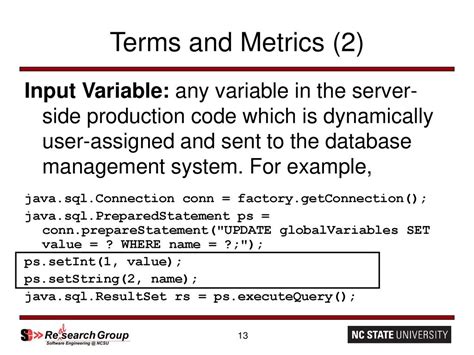 Proposing Sql Statement Coverage Metrics Ppt Download