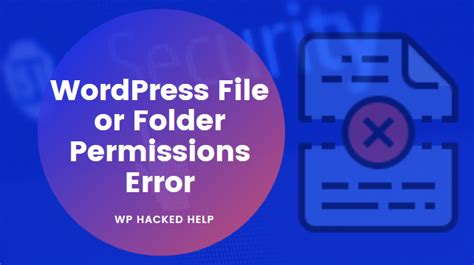 Wordpress File And Folder Permissions Error How To Fix