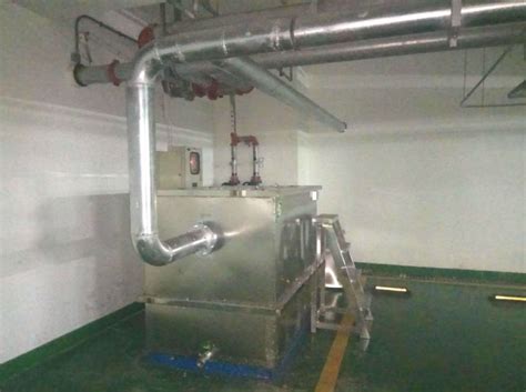 江苏省南京市金奥大厦费尔蒙酒店 隔油池 南京先行生态环保科技有限公司 餐饮隔油池 厨房隔油器 食堂油水分离器 酒店饭店隔油设备 箱泵一体化