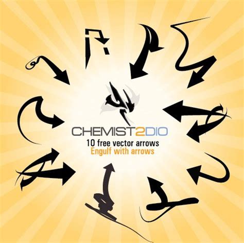 Several Dynamic Arrow Free Vector FreeImages