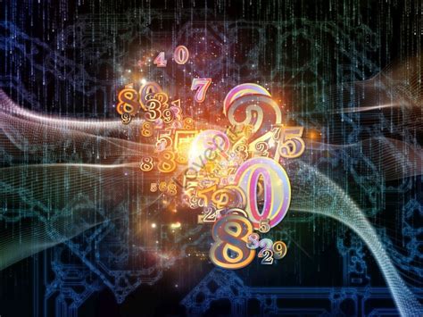 기술 시리즈의 3d 공간에서 추상 요소 및 숫자 구성 과학 사진의 가상 공간 사진 무료 다운로드 Lovepik