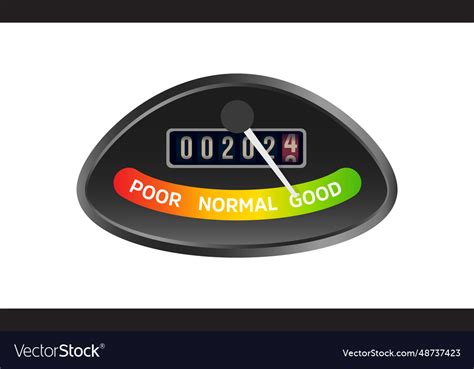Modern 3d Balance Meter With Emotional Scale Like Vector Image