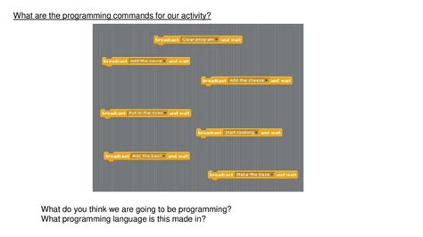 ks1 scratch 1 4 pizza pickle debugging ppt download