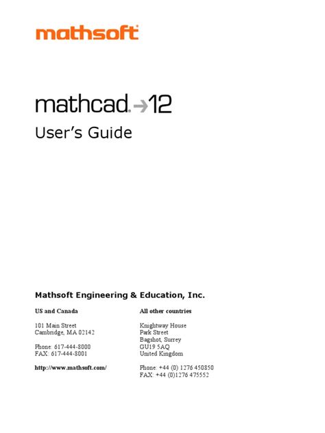 Mathcad Users Guide Pdf Internet Forum Web Browser