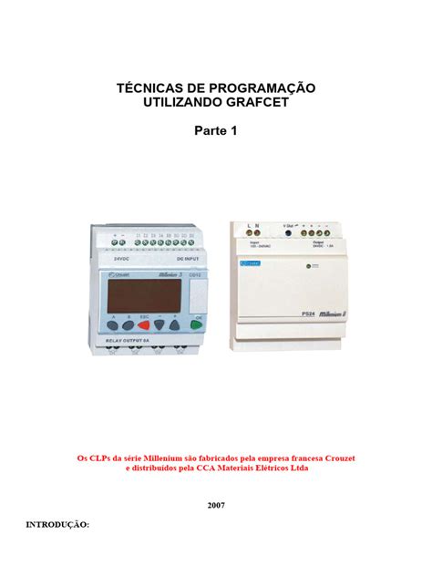 Técnicasdeprogemgrafcet Parte1 Pdf Controlador Lógico