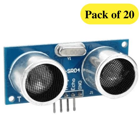 Buy Hc Sr04 Ultrasonic Distance Sensor Module Pack Of 20 Online In India Robocraze