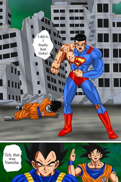 Superman Vs Yamcha But He Thought It Was Goku Dragon Ball Super Funny Anime Dragon Ball
