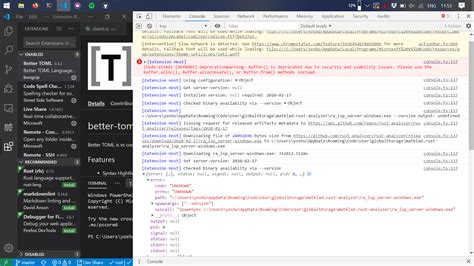 Activating Extension St Analyzer Failed · Issue 3280 · Rust Langrust Analyzer
