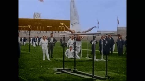 컬러로 보는 파리 1924 기계체조