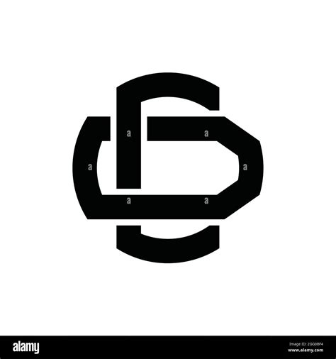 Cd Logo Monogram With Overlapping Style Vintage Design Template Stock Vector Image And Art Alamy