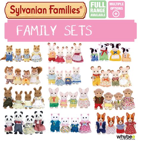 SYLVANIAN FAMILIES FAMILY SETS FULL RANGE CHOOSE YOUR FAMILY BRAND NEW