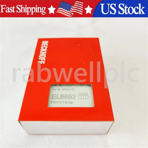 Interface De Communication Terminal Ethercat Beckhoff El6692 Ethercat Bridge Neuve Eur 298 33