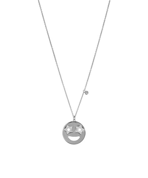 Emoji Necklace Star Silver Fala Jewelry