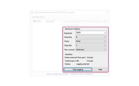 Free Serial Data Logger Overview RS232 Data Logger Usage