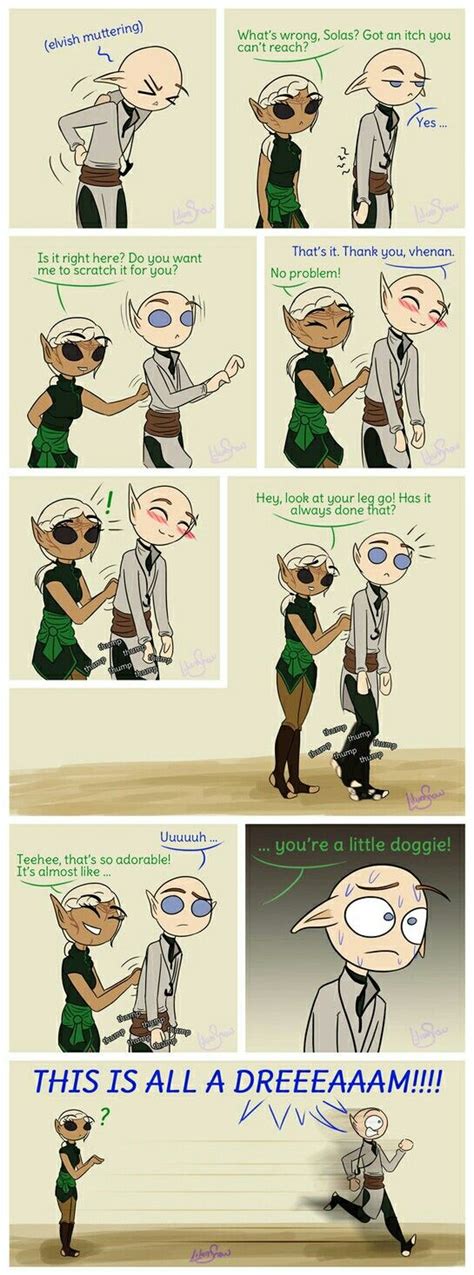Pin By Niyera On Solas Dragon Age Funny Dragon Age Comics Dragon Age Games