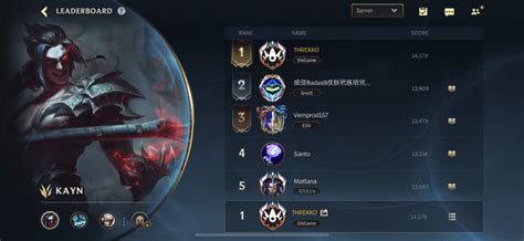 Hi I Am Challenger And Rank 1 Kayn On Na Ama And I Will Do My Best To