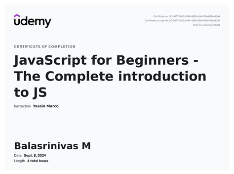 Hi All I Have Successfully Completed Javascript The Complete
