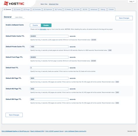 Cara Setting Plugin LiteSpeed Cache Pada WordPress Hostnic Id