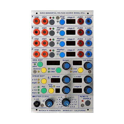 Buchla E Quad Sequential Voltage Source Reverb