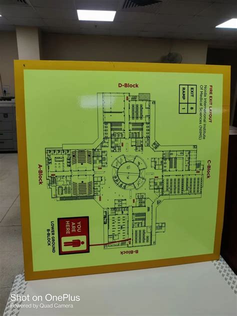 ACP Sheet Exit Signage Board For Outdoor And Indoor Way Finding Board Thickness MM At Rs