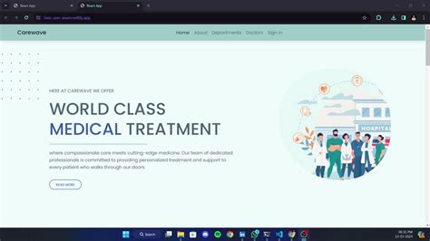 Video Aswin Ks On Linkedin 👩‍⚕️ Welcome To My Hospital Website 🏥