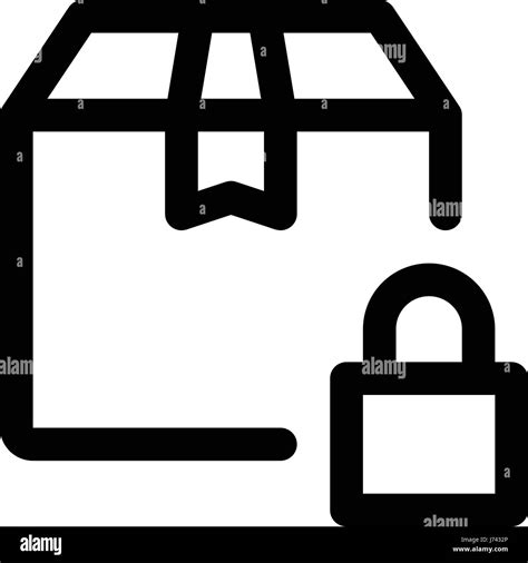 Secure Delivery Box Stock Vector Image And Art Alamy