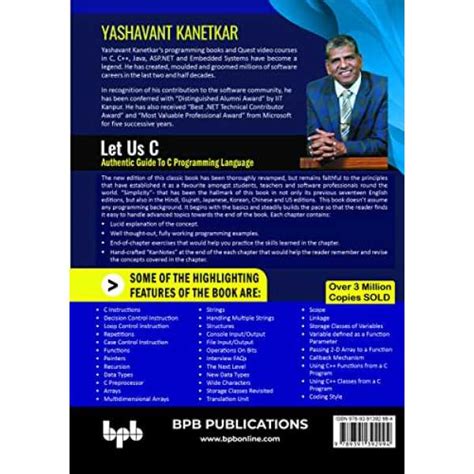 Let Us C Authentic Guide To C Programming Language 18th Edition Book Price In India Specs