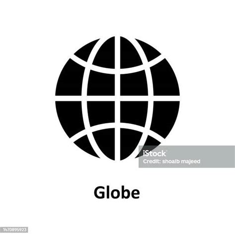 글로브 벡터 솔리드 아이콘입니다 간단한 스톡 일러스트 스톡 0명에 대한 스톡 벡터 아트 및 기타 이미지 0명 3차원 형태 개념 Istock