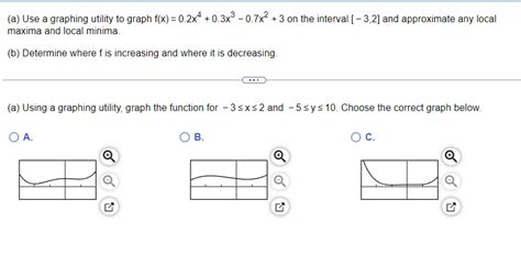 Solved A ﻿use A Graphing Utility To Graph