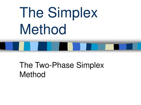 PPT The Simplex Method PowerPoint Presentation Free Download ID 1110705