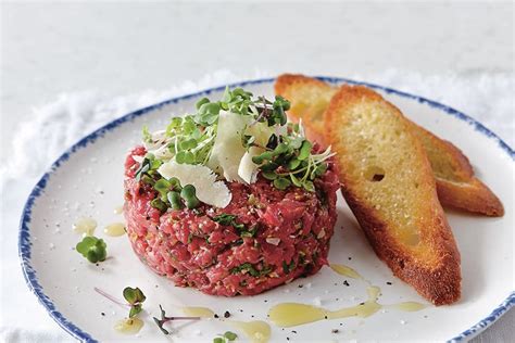 Steak Tartare With Garlic Scapes And Parmesan Canadian Living