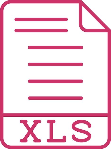 premium vector vector design xls icon style