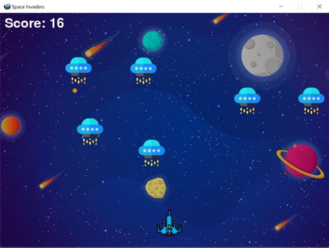 Github Dwxvpygame Space Invaders