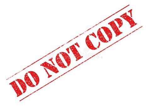 red do not copy stencil stock image illustration of font 103747613