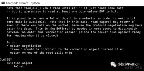 Python模块:telnetlibpython机器学习算法说书人的技术博客51cto博客 Python模块:telnetlibpython机器学习算法说书人的技术博客51cto博客