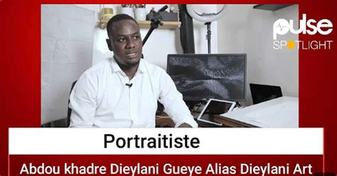 Portrait Dartiste Abdou Khadre Dieynali Lart De Susciter Les