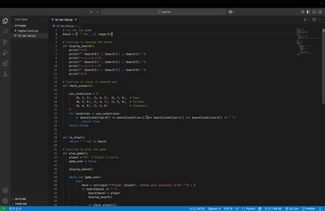 Karthik Reddy Koppula On Linkedin Internpe Tic Tac Toe Game Using Python