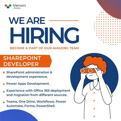 Venon Solutions On Linkedin Wearehiring Staffing Remotejobs Sharepoint Powerapps Office365