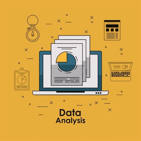 Premium Vector Data Analysis Concept With Elements