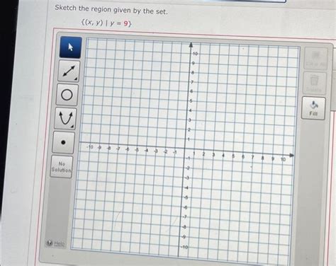 solved sketch the region given by the set { x y y 9}