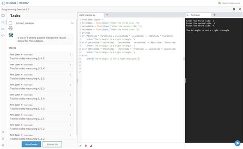 Solved The CENGAGE Mindtap Python Assignment Asks To Create Chegg