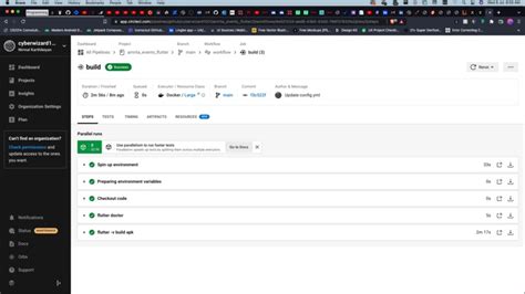 flutter application with circleci ci cd devpost