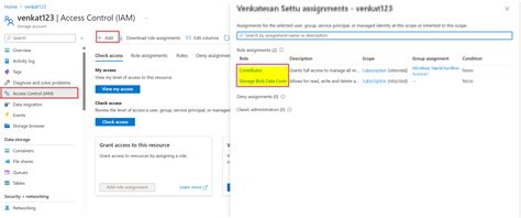 Azure Data Storage Unable To Upload File Not Authorized To Perform
