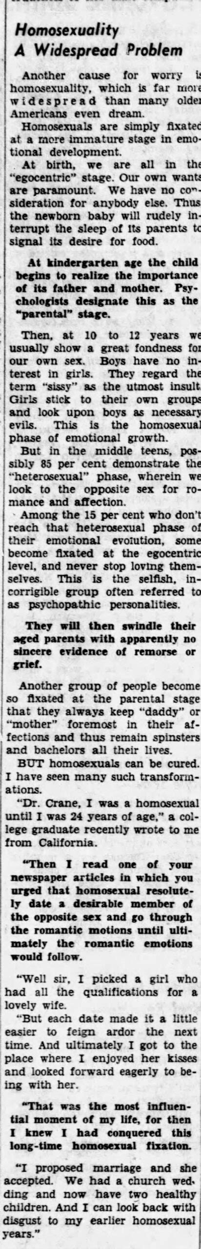 Homosexuality A Widespread Problem The Johnny Doe Project